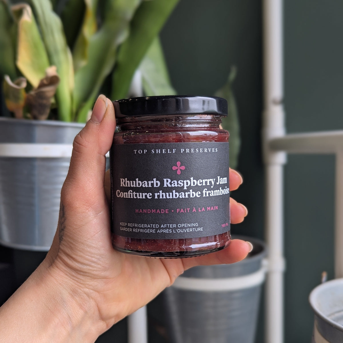 Top Shelf Preserves Rhubarb Raspberry Jam – Almanac Grain
